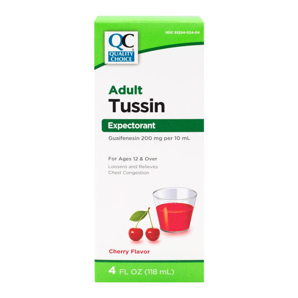 Tussin Expectorant, 4 oz, QC99911 | quality-choice-products
