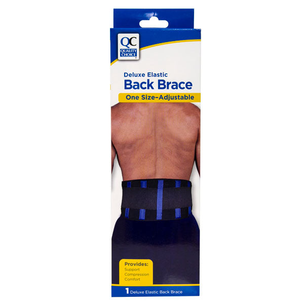 Deluxe Elastic Back Support OSFM, 1 ct, QC96779 | quality-choice-products
