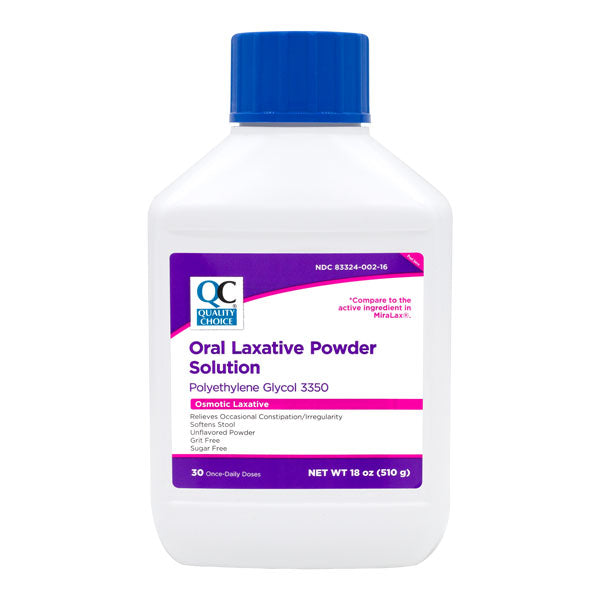 Natura-LAX 30-Day Dose Powder, 17.9 oz, QC98747 | quality-choice-products